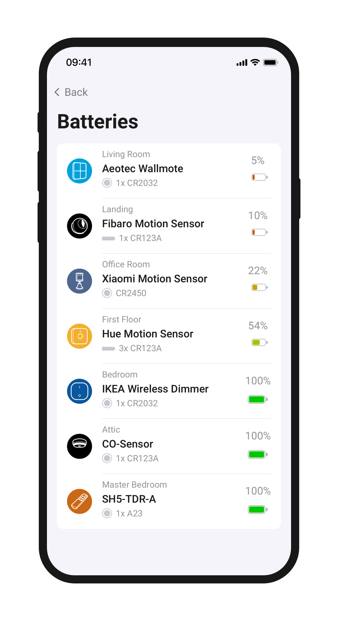 Monitoring your batteries in Homey Energy – Homey Support