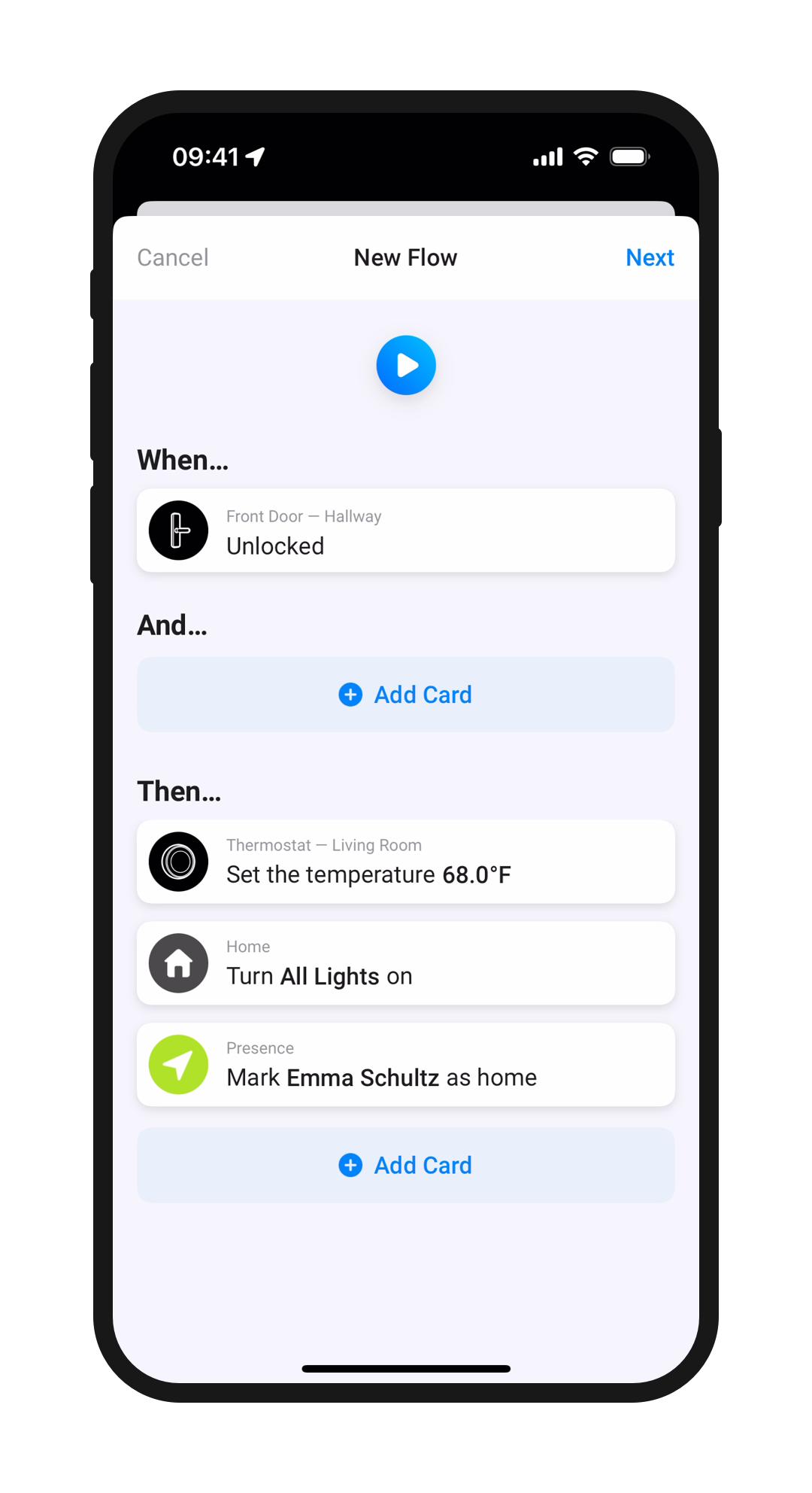 Using Presence and Sleep Status – Homey Support