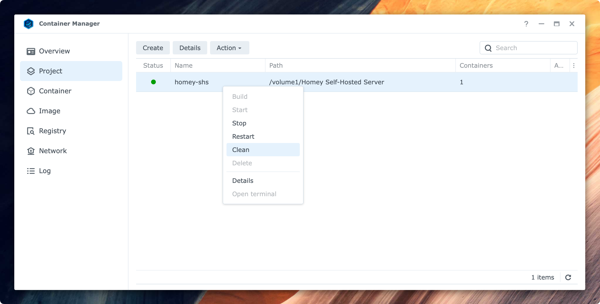 How to install Homey Self-Hosted Server on Synology – Homey Support
